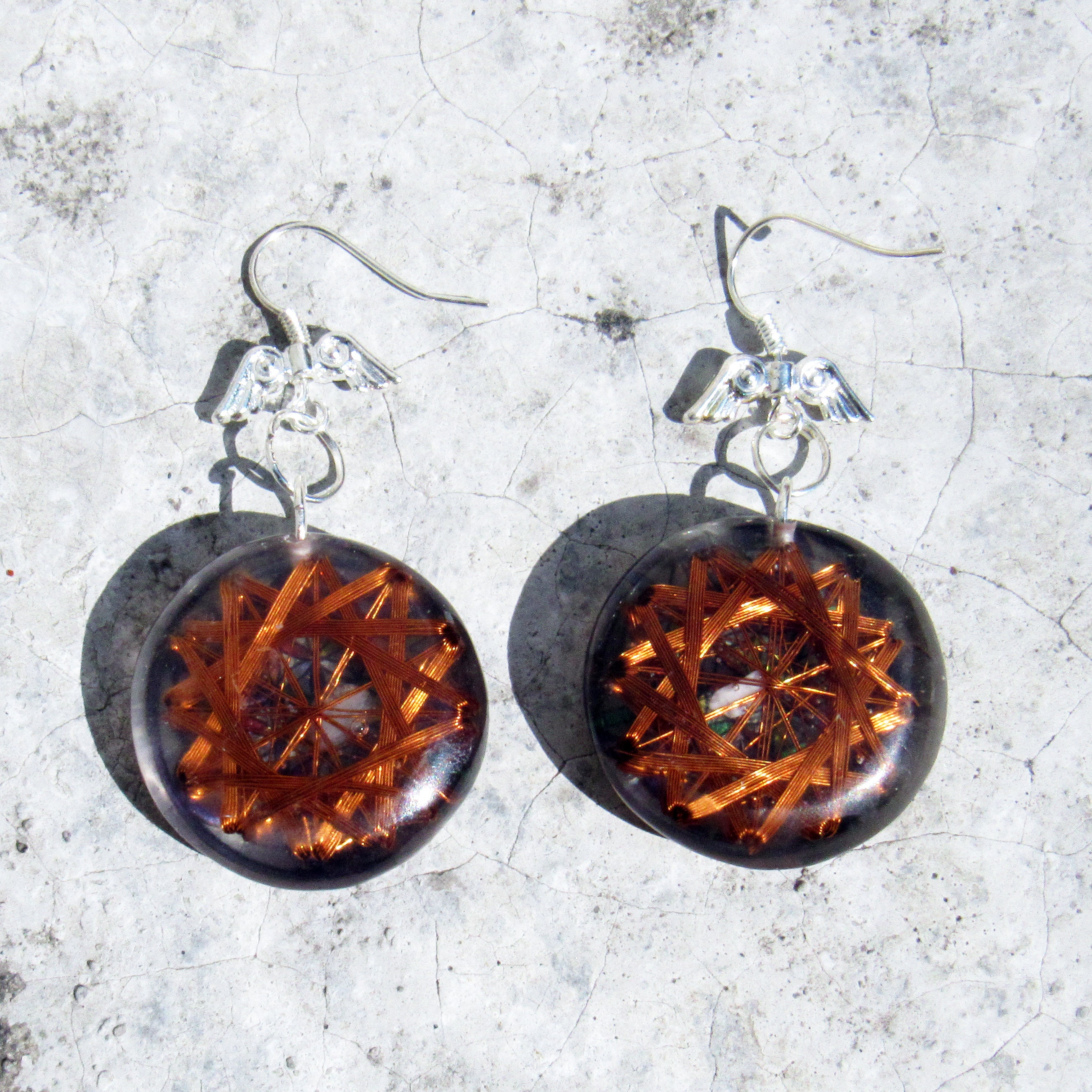 Flower of Life 12 Vortex Earrings Metayantra Pranic Device | Etsy