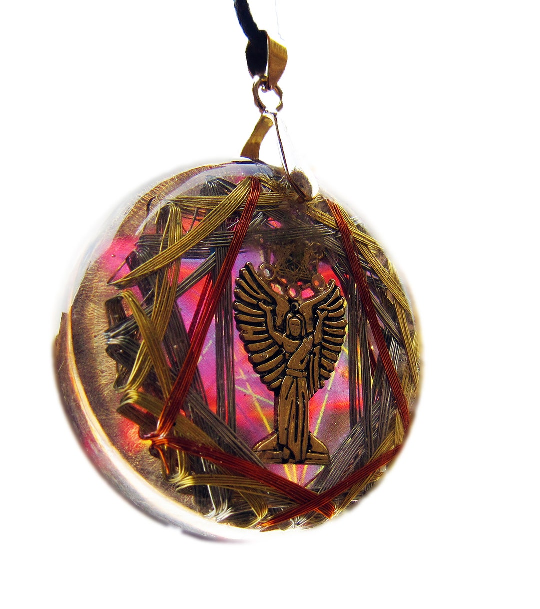 Archangel Metatron 22 Vortex Gold Plated Metayantra Pranic Device ...