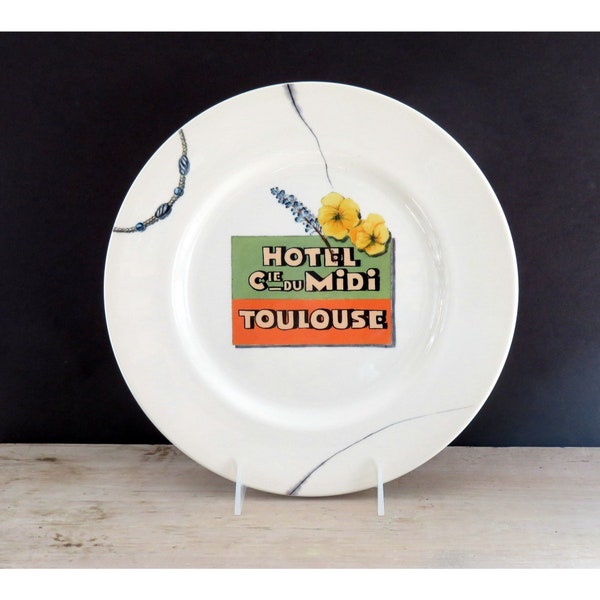 Hotel Plate - Etsy