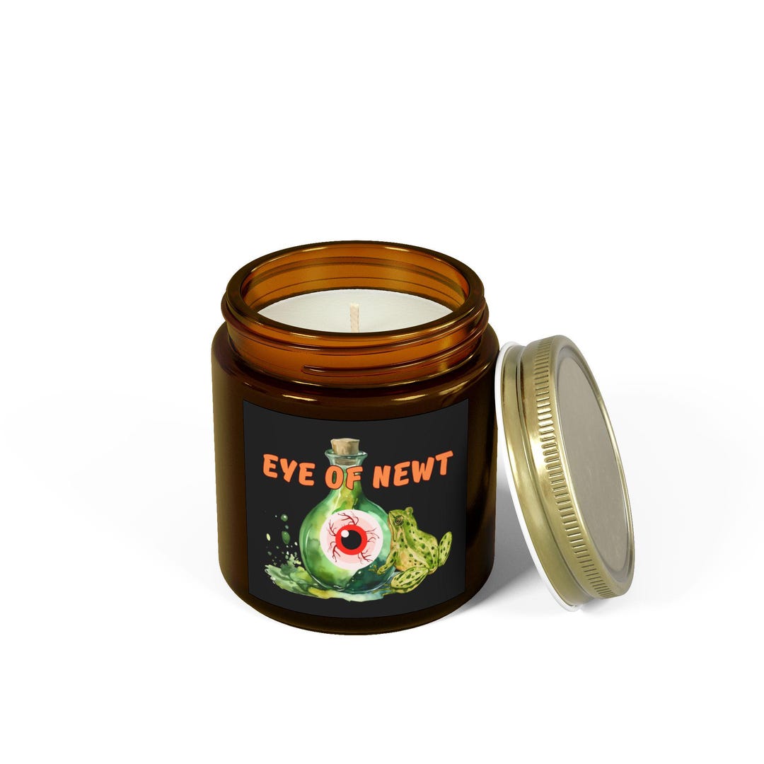 Halloween Scented Candle Eye of Newt, Goth Decor, Spooky, Gothic Gore ...
