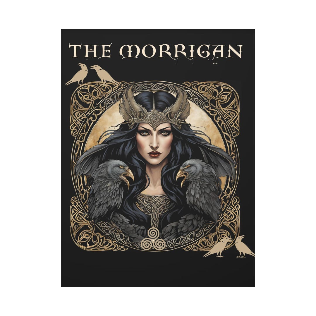 Canvas Print Celtic Goddess the Morrigan Mythology, Wicca, Mythical ...