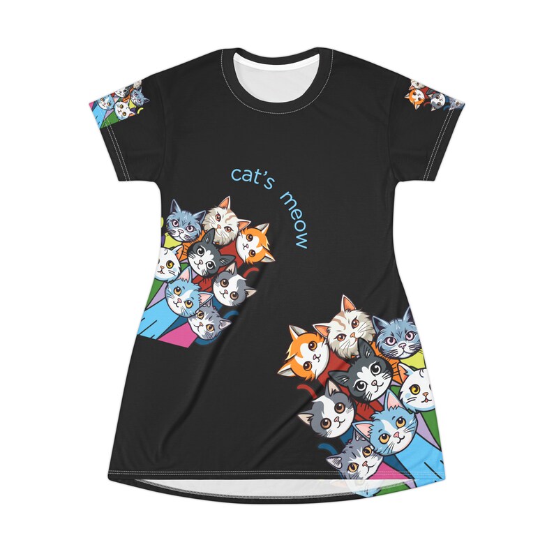 Whimsical Cat Tunic/dress: A Stylish Must-have for Cat Moms & Owners ...