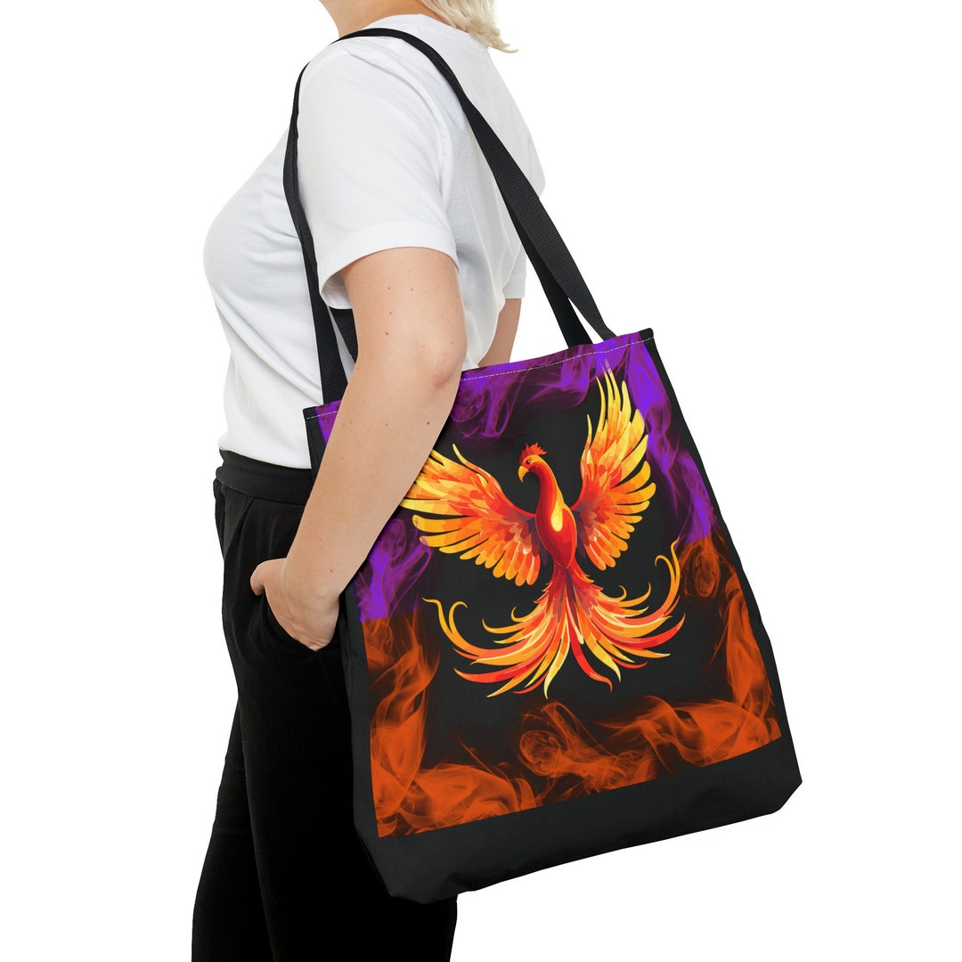 Phoenix Rising Tote Bag Printed on Both Sides, Transformation ...
