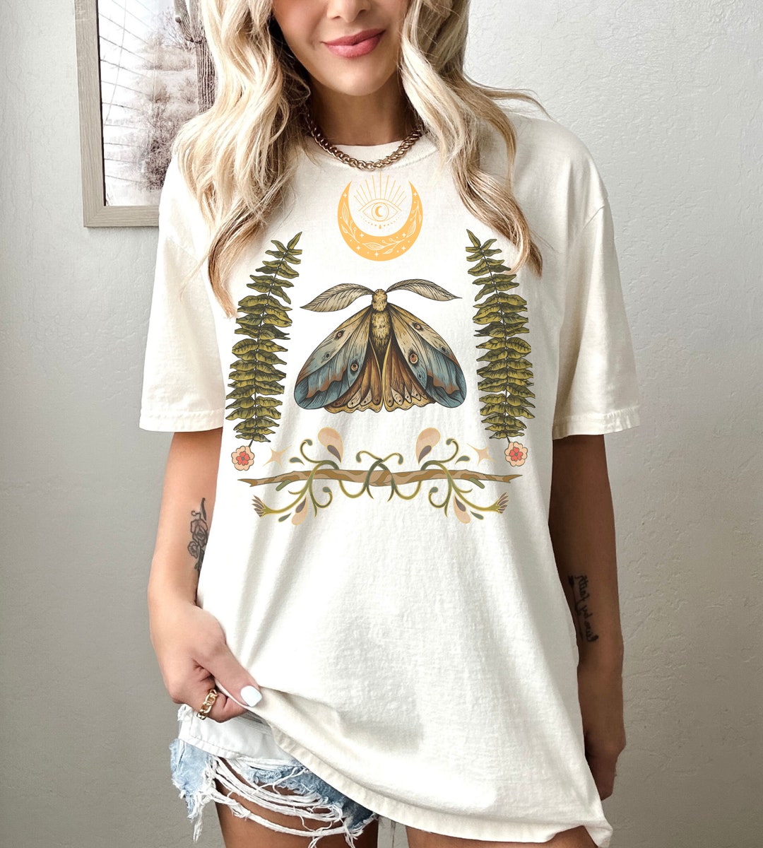 Mystical Moth T-shirt Luna Moth Moon Moth Butterfly Beautiful Moth ...