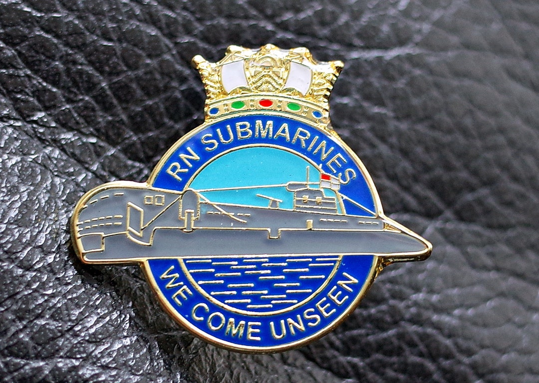 Royal Navy Submarine Service Enamel Badge Iconic Emblem of British ...