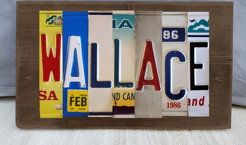 Custom License Plate Signs - Personalized - Etsy