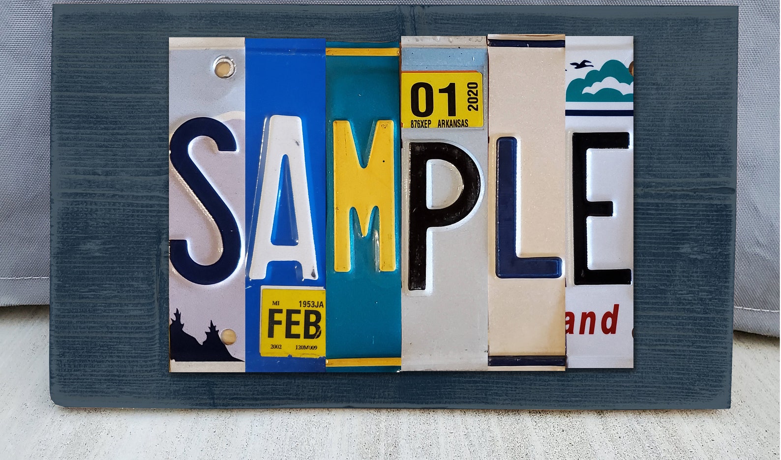 Custom License Plate Signs Personalized - Etsy