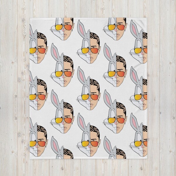 Bad Bunny Blanket - Etsy
