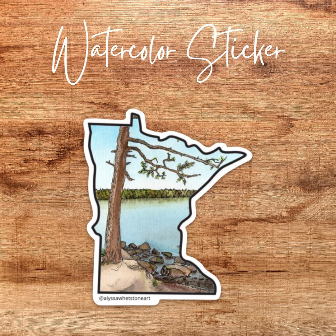 Itasca State Park Sticker - Mississippi Headwaters Minnesota Sticker ...