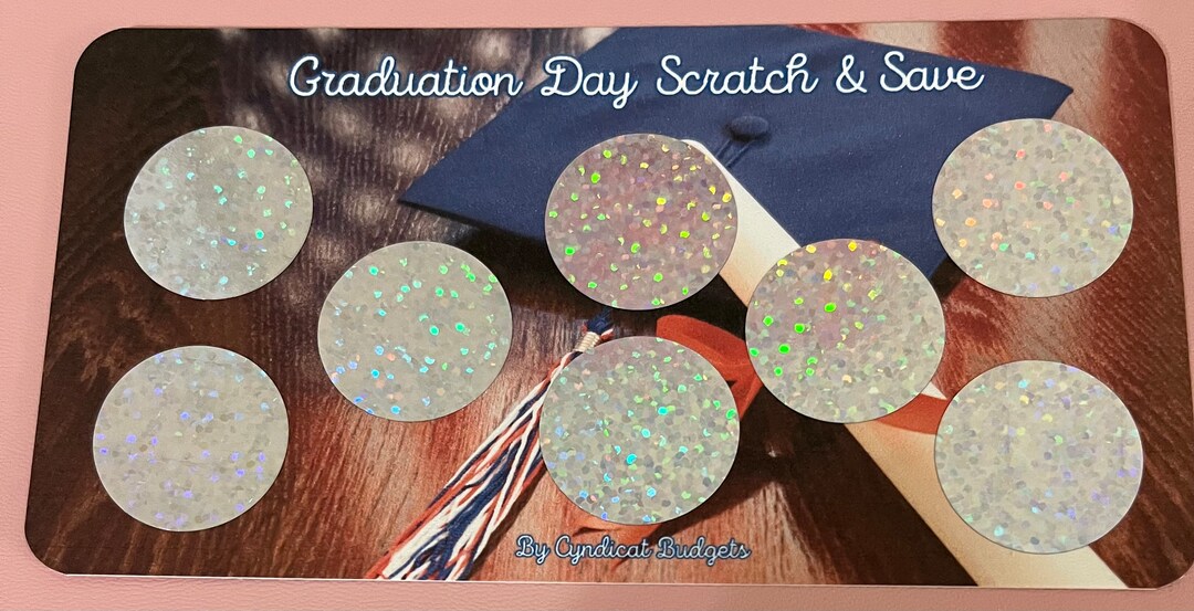 Graduation Day Scratch and Save- Laminated - Etsy