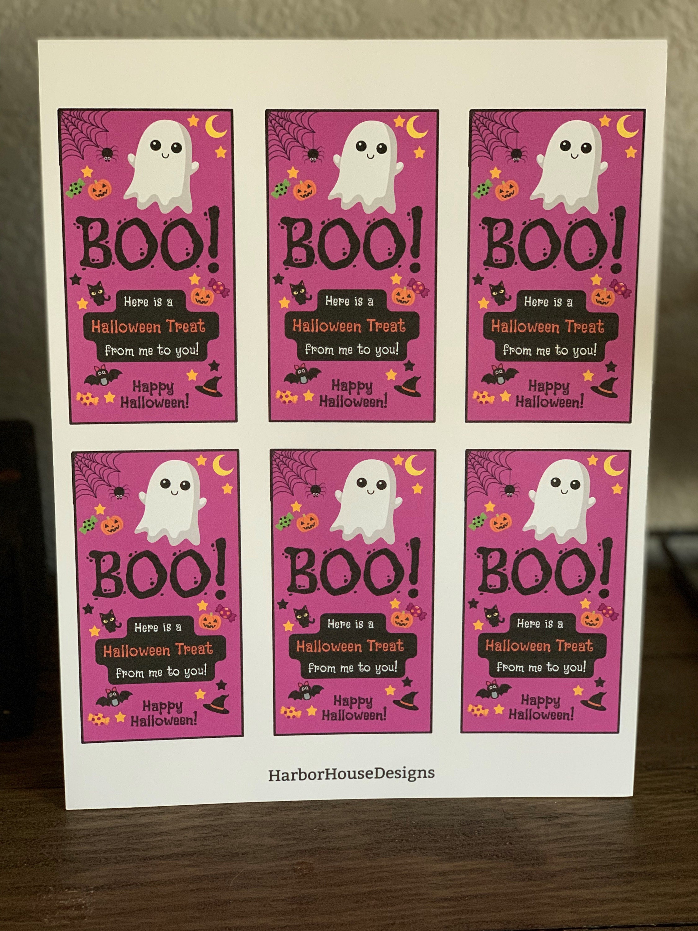 Printable BOO Gift Tags Halloween Gift Tags You've - Etsy