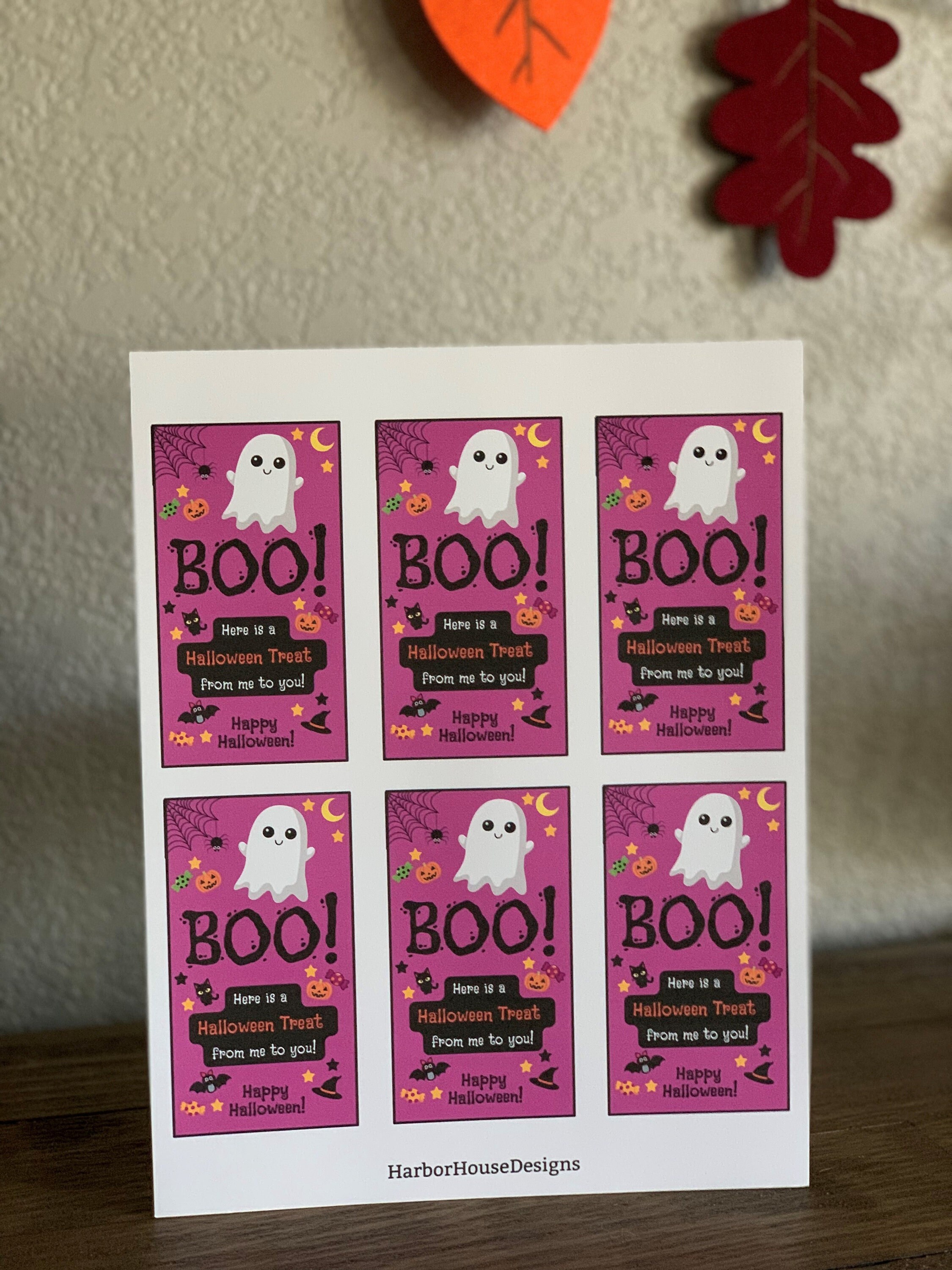Printable BOO Gift Tags Halloween Gift Tags You've - Etsy