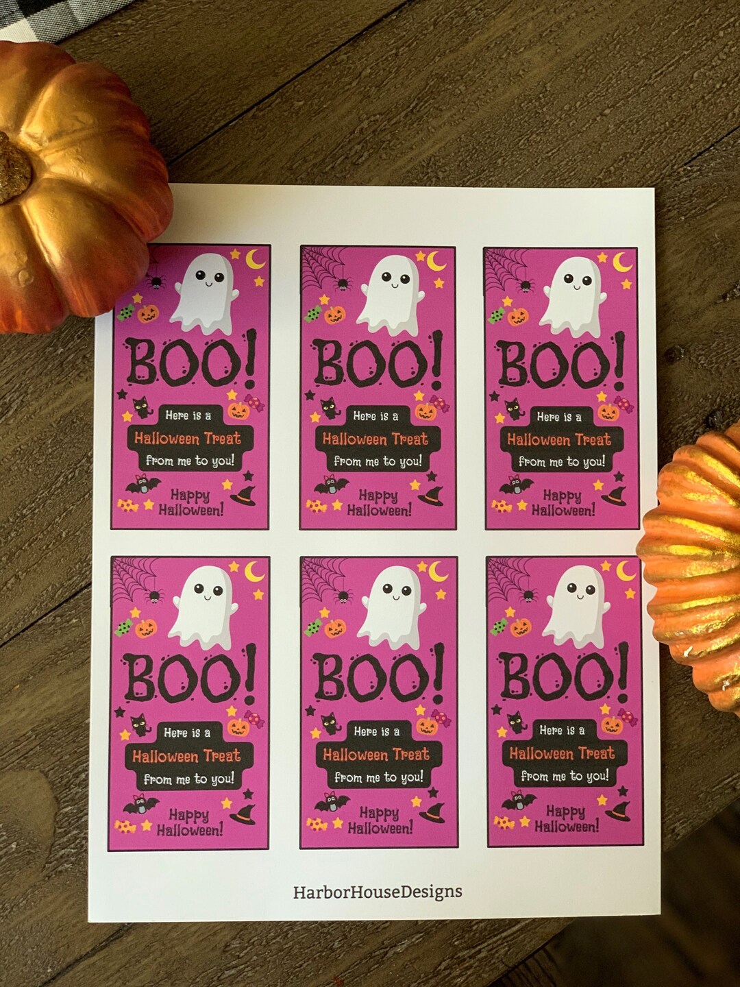 Printable BOO Gift Tags Halloween Gift Tags You've - Etsy