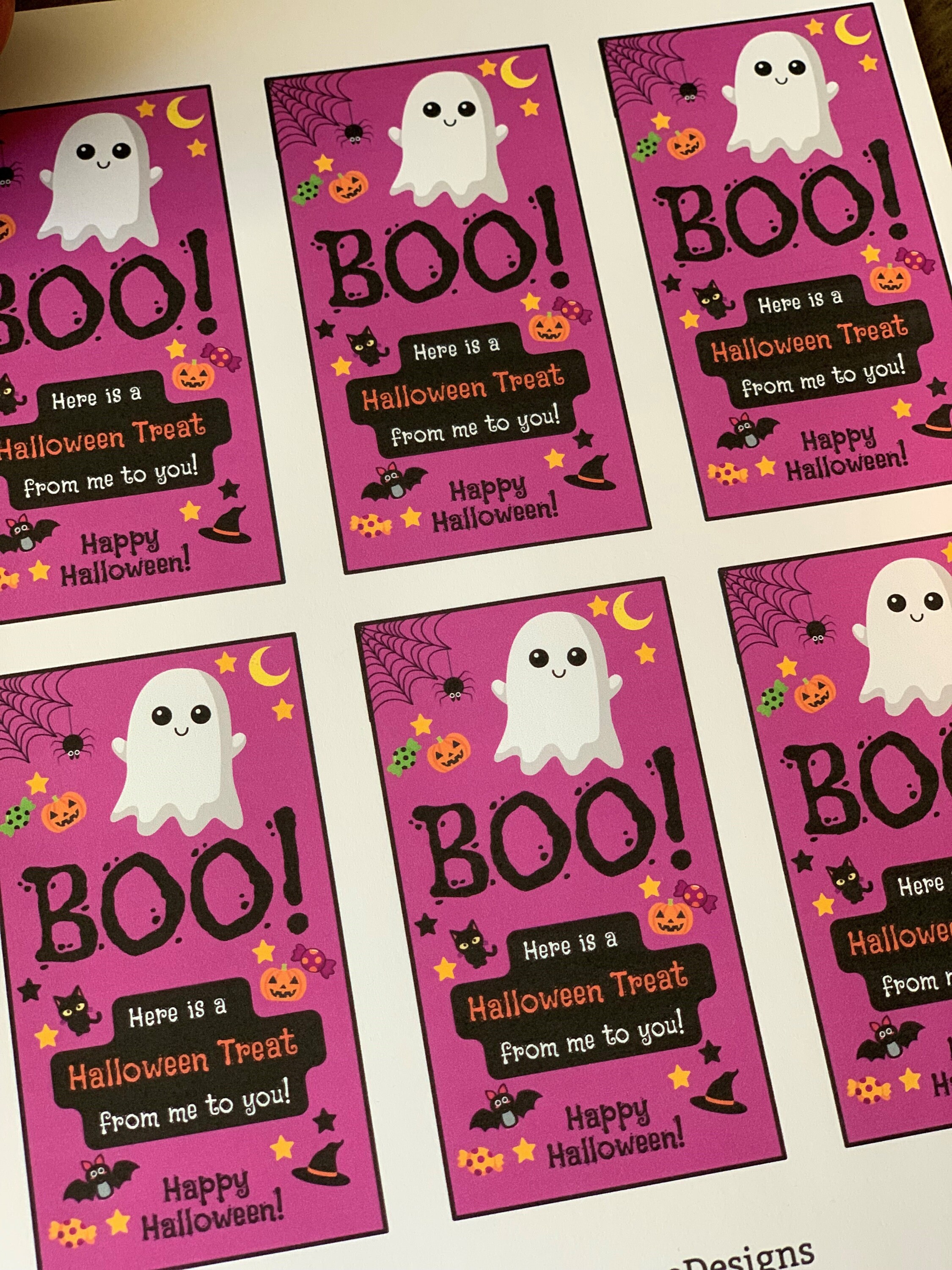 Printable BOO Gift Tags Halloween Gift Tags You've - Etsy