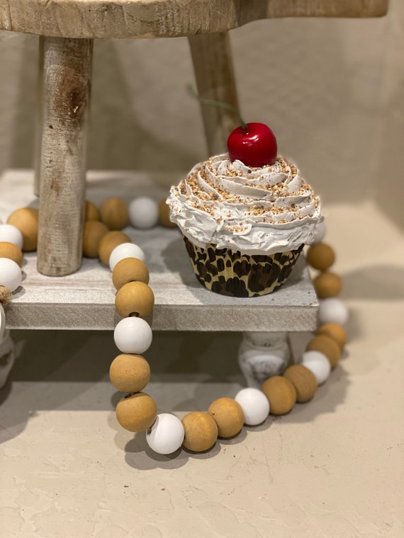 Fake Vanilla Cupcake with graham cracker crumbs | Etsy