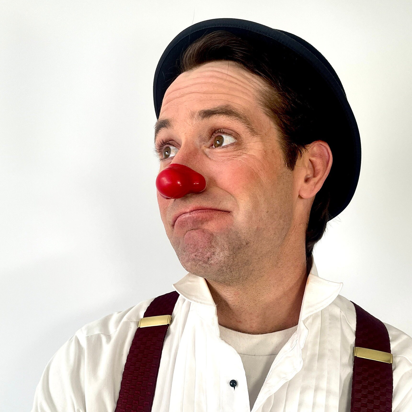 Custom Made Clown Nose The Lucille Ball Self-Attaching Red | Etsy