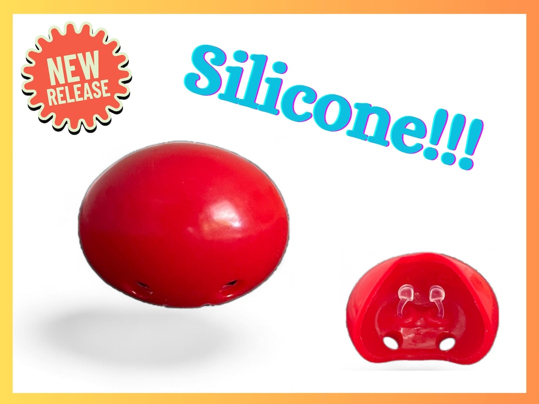 Remastered Sillycone Classic | 100% Silicone Self-attaching Red Clown ...
