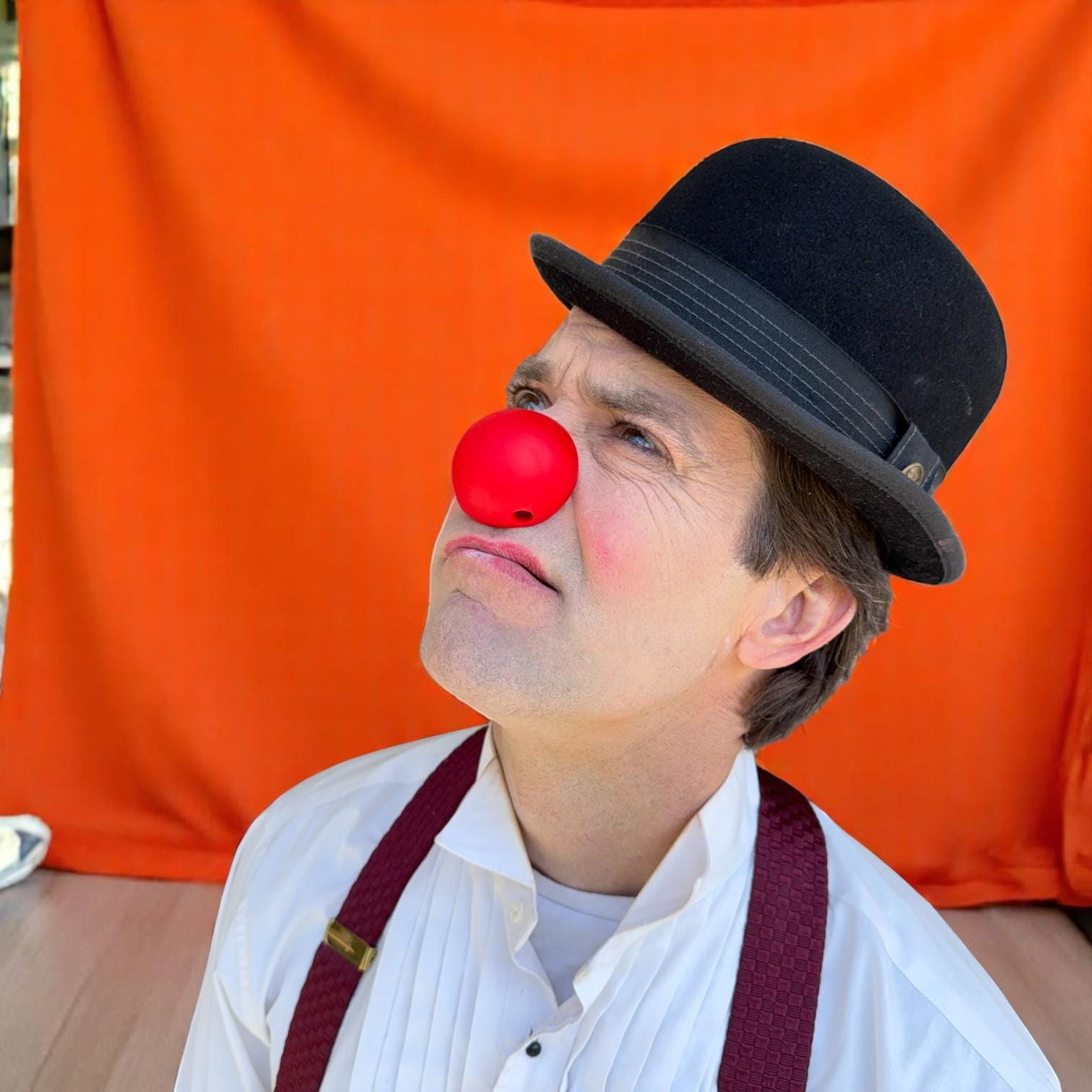 The Sillycone BOZO™ | 100% Silicone Self-attaching Red Clown Nose | No ...