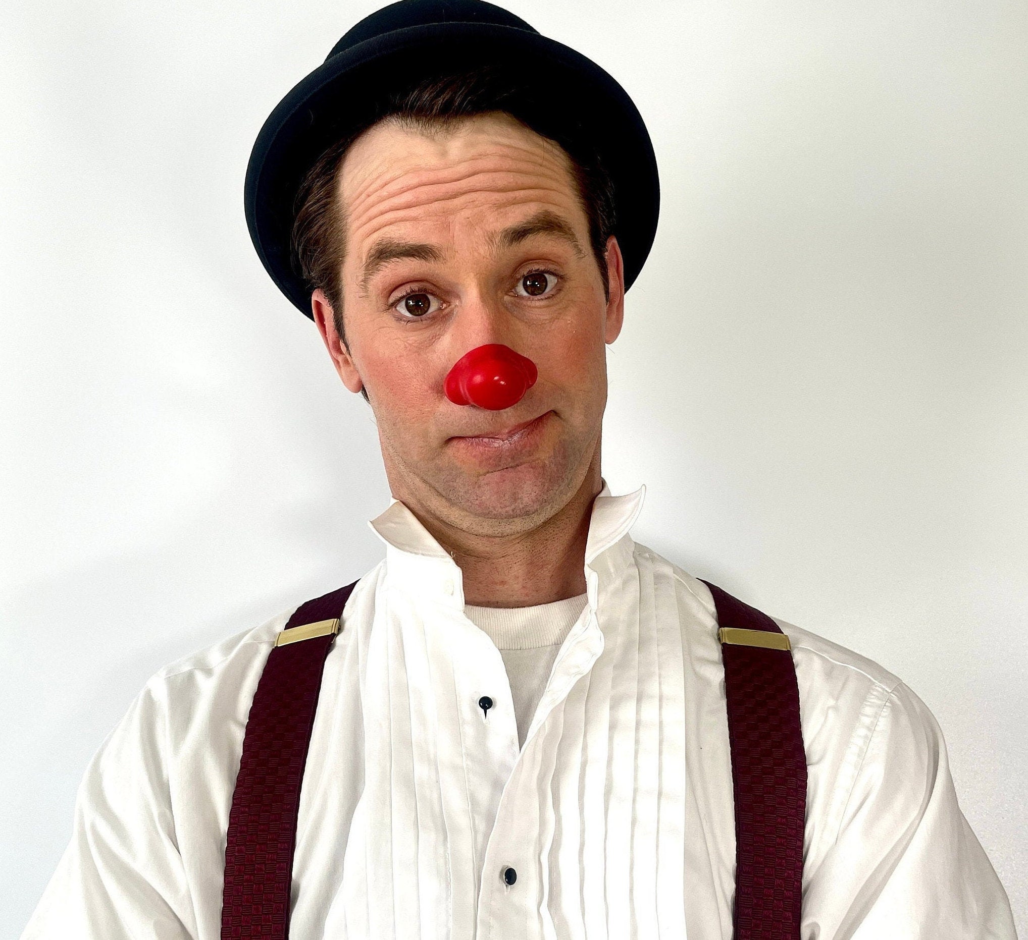 Custom Made Clown Nose The Lucille Ball Self-Attaching Red | Etsy