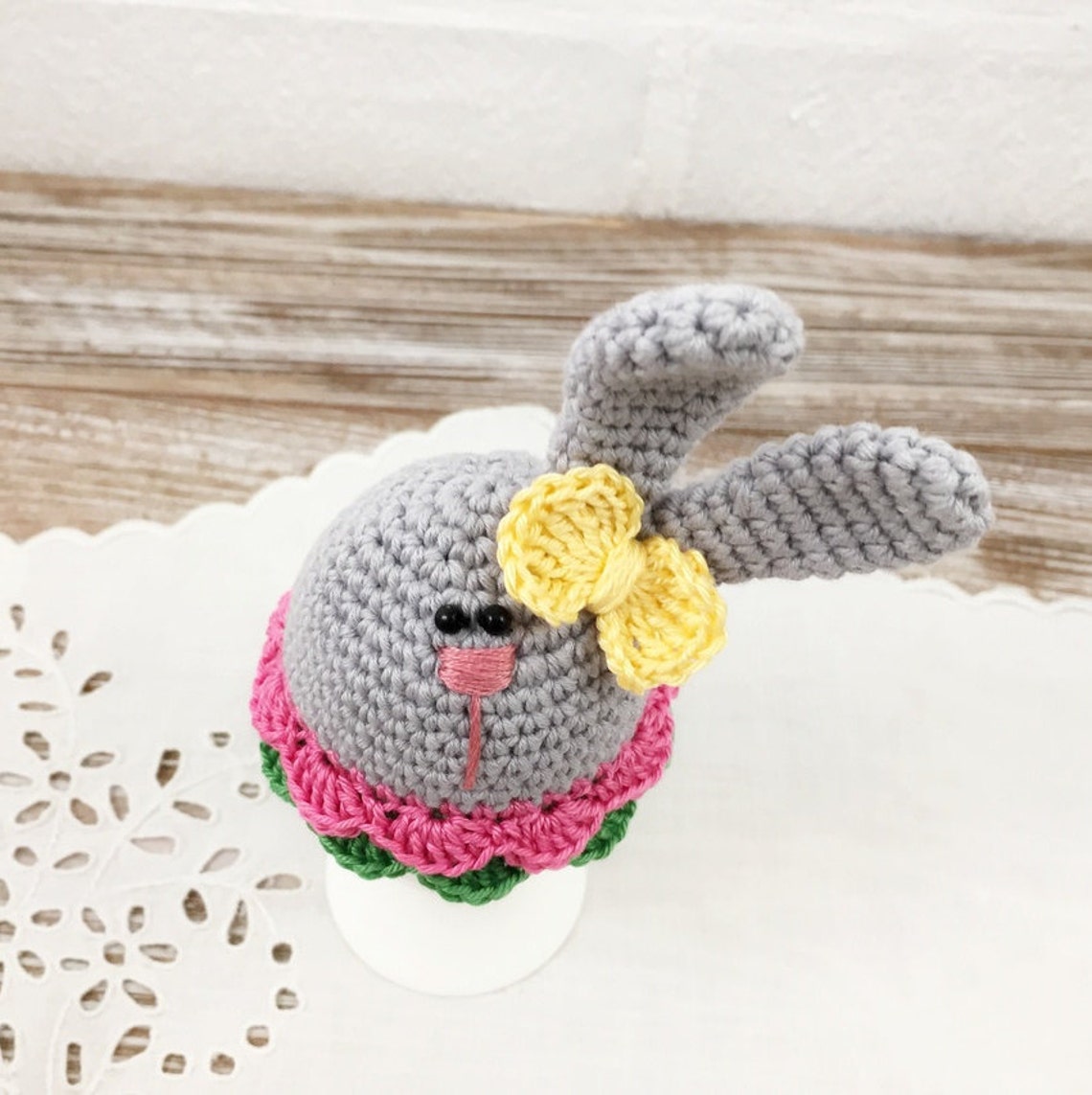 Easter Egg Hat, Easter Egg Warmer, Egg Cover, Crochet Bunny, Crochet ...