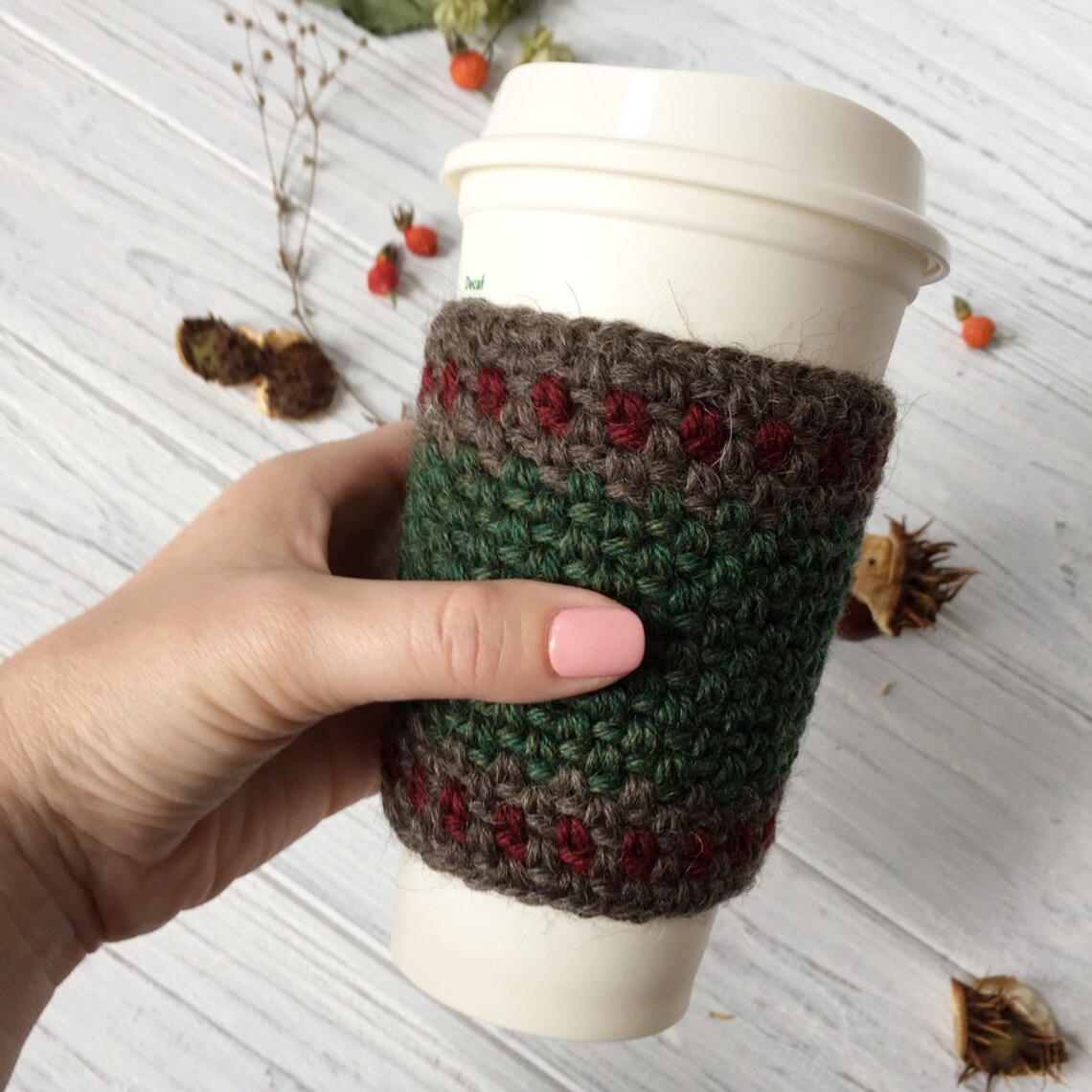 Coffee Cup Cozy, Coffee Cover, Tea Cozy, Coffee Cup Warmer, Cup Cozy ...