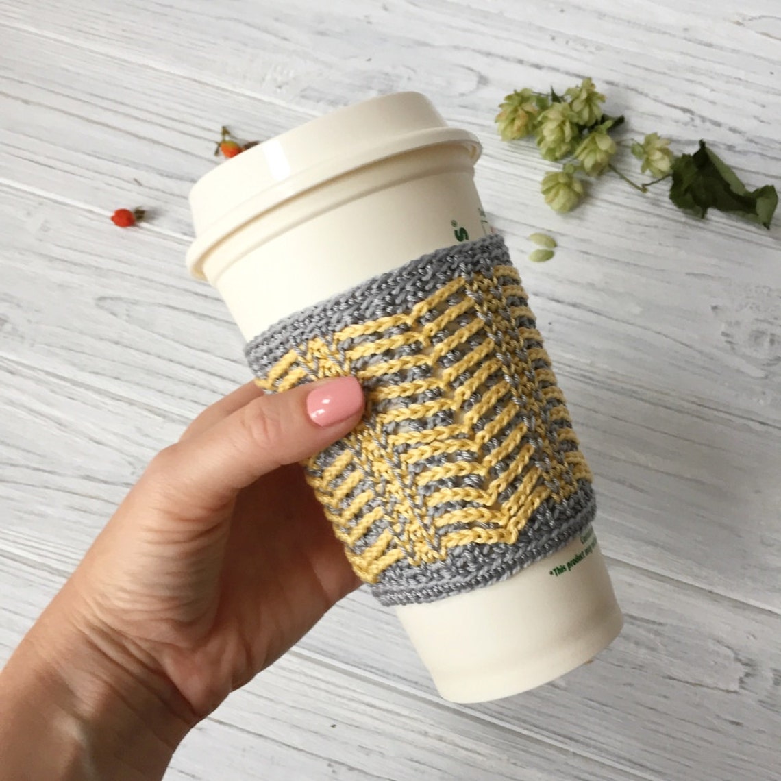 Iced Tea Cozy, Coffee Cozy, Coffee Cup Sleeve, Tea Cup Sleeve, Tea Cozy ...