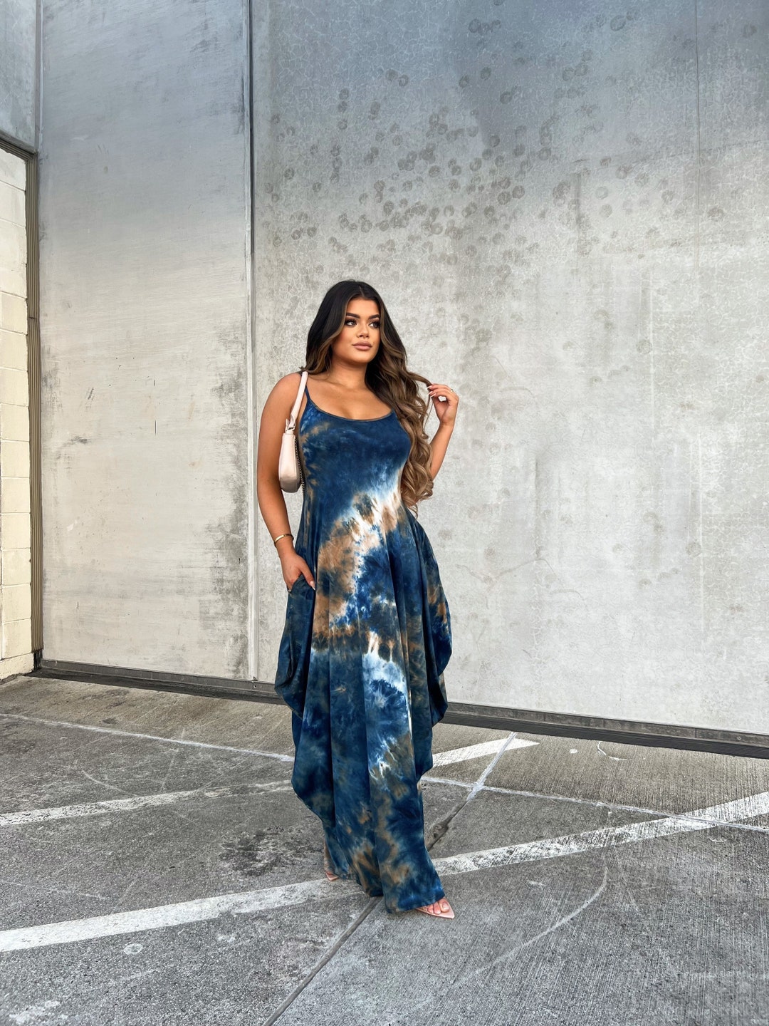 Tie Dye Harem Dress - Etsy