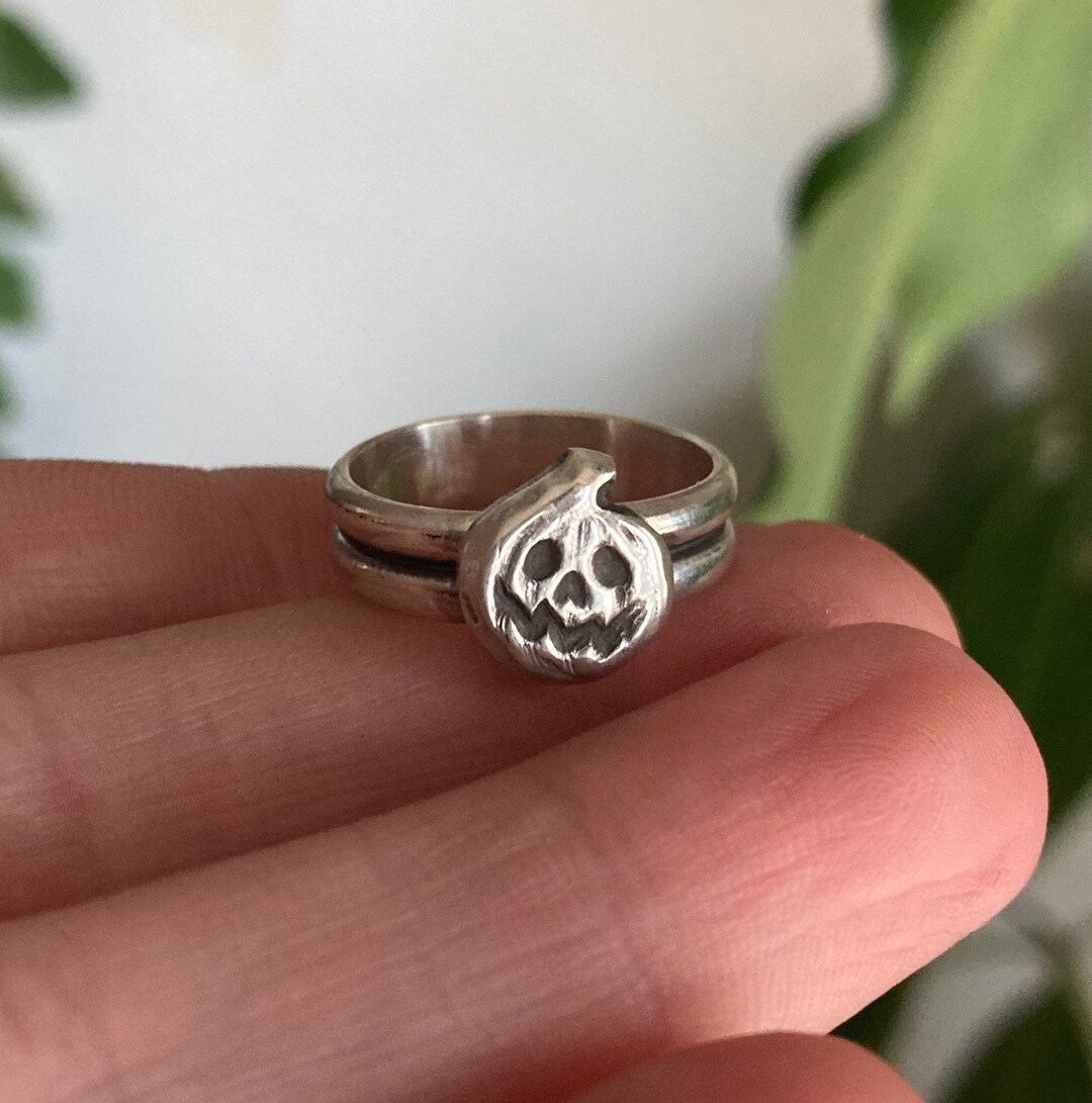 Pumpkin Ring Sterling Silver - Etsy