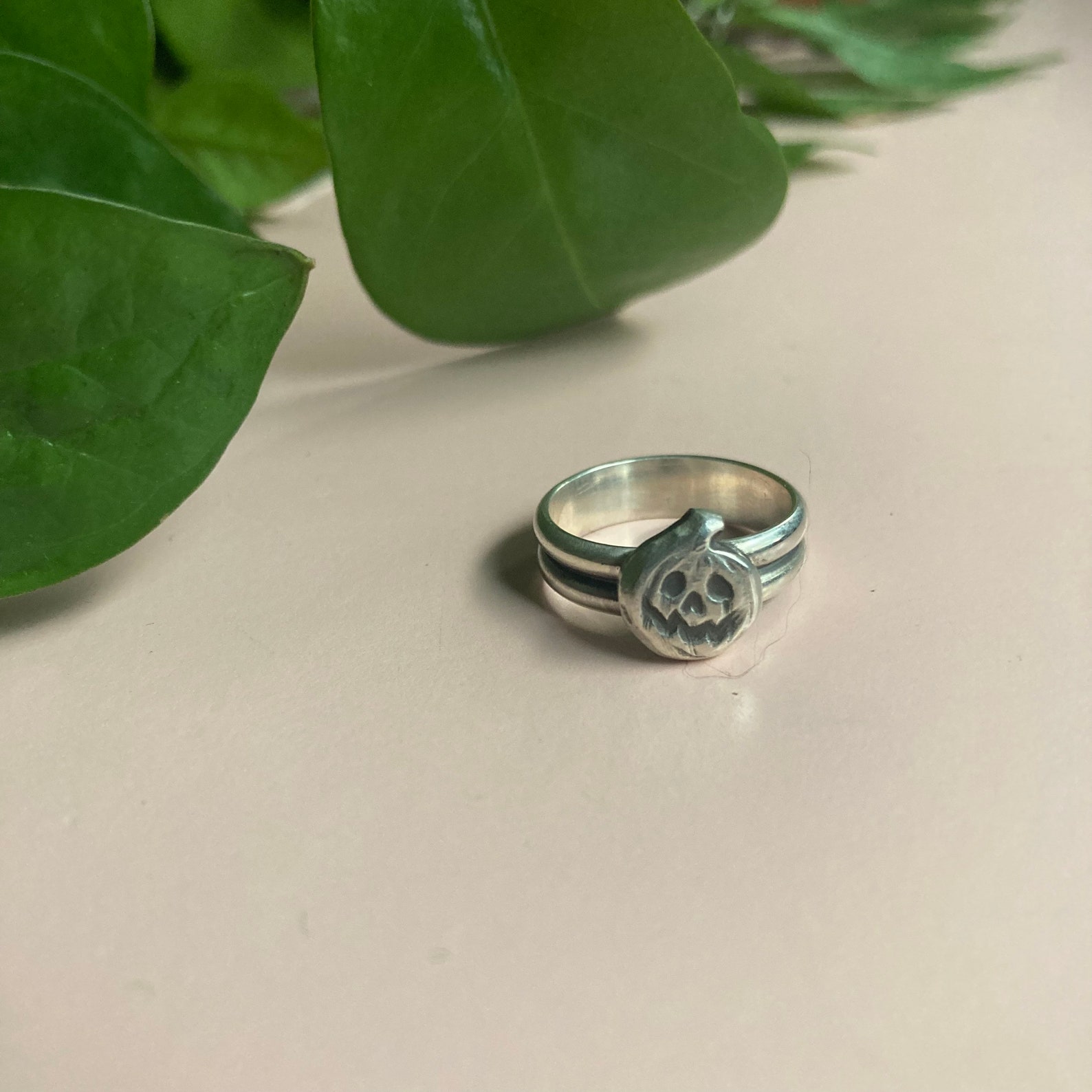 Pumpkin Ring Sterling Silver - Etsy