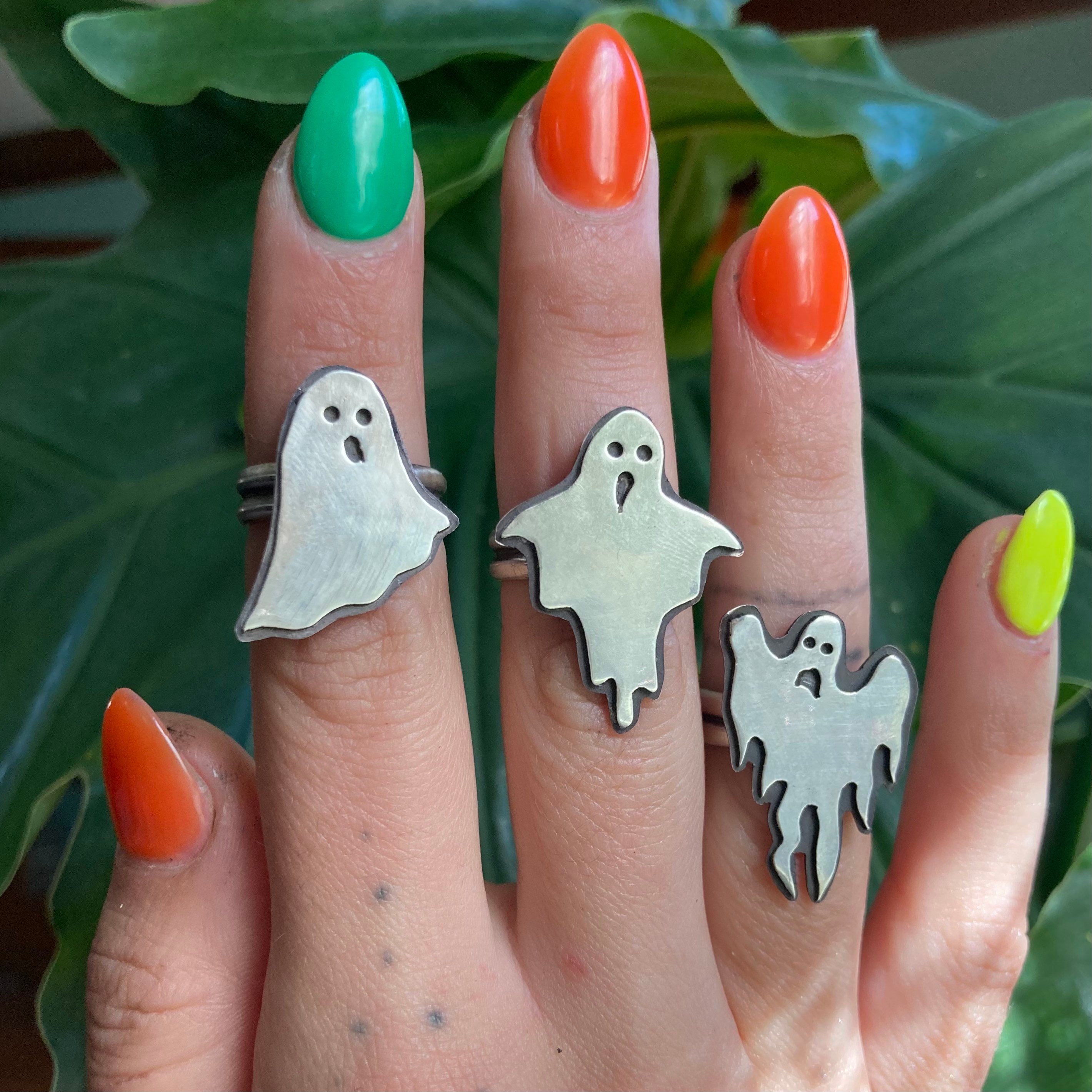 Ghost Ring Sterling Silver - Etsy