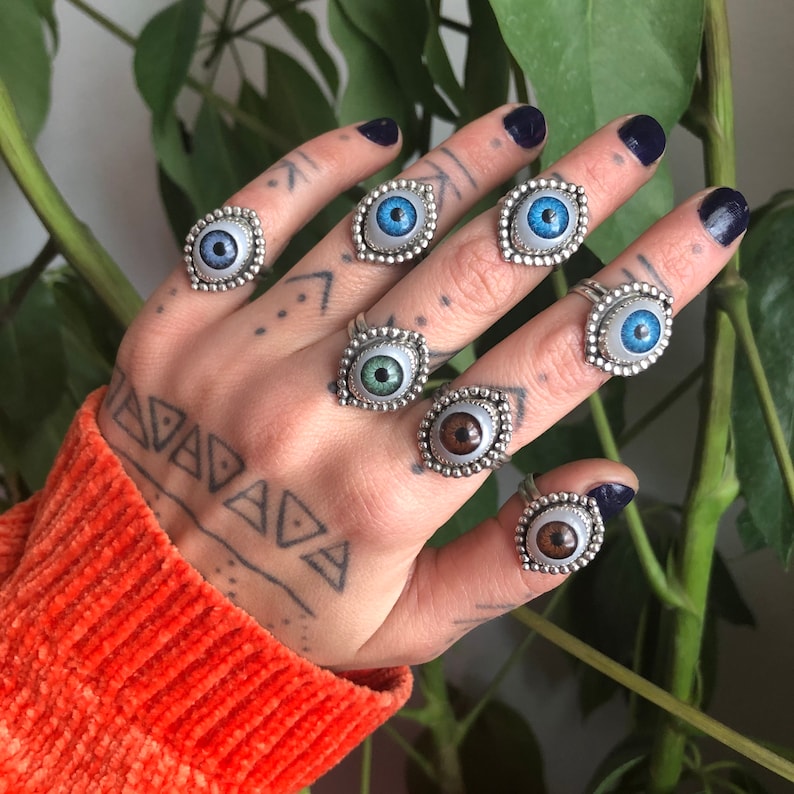 Eyeball Ring Custom Made to Order - Etsy