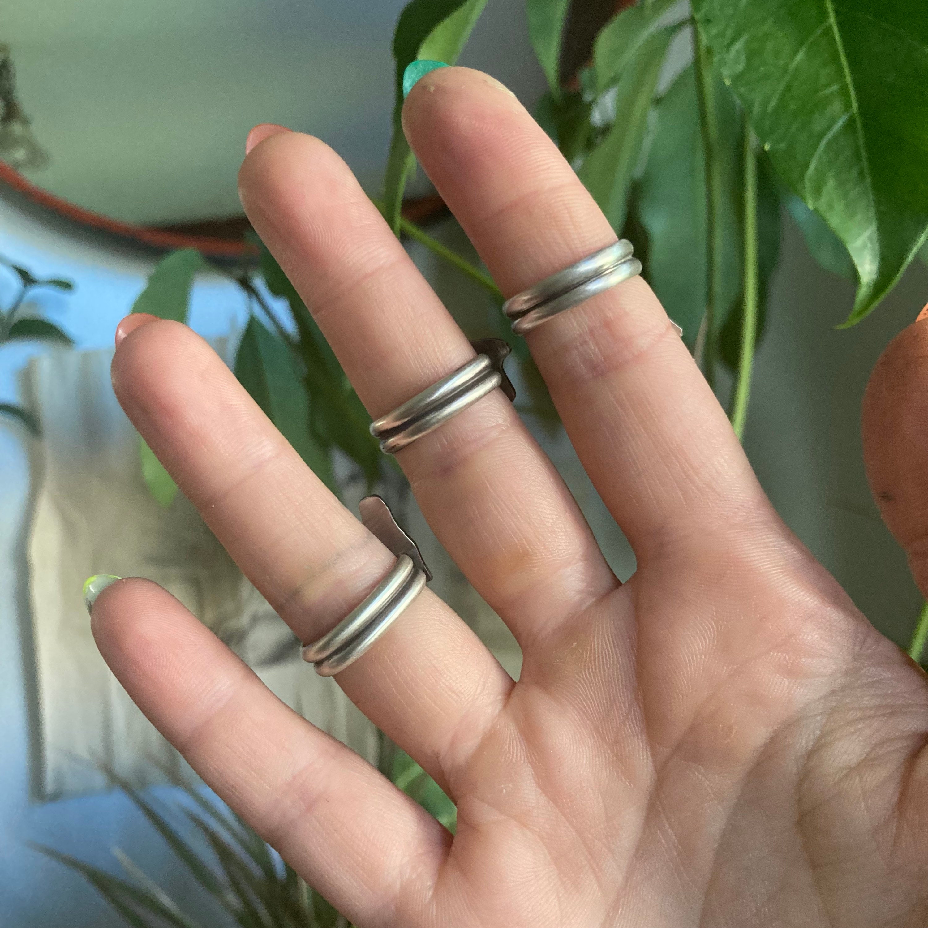 Ghost Ring Sterling Silver - Etsy