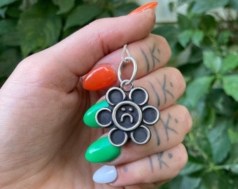 Happy Sad Necklace | Etsy