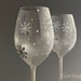 Snowflake Wine Glass, Winter Frosted Glasses, Christmas Gift Glasses ...