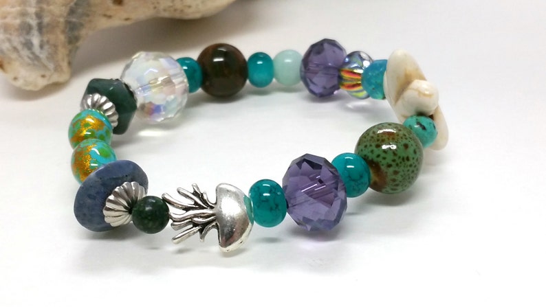 Beachy Whimsical Starfish Bracelet for Women Layered Beaded | Etsy