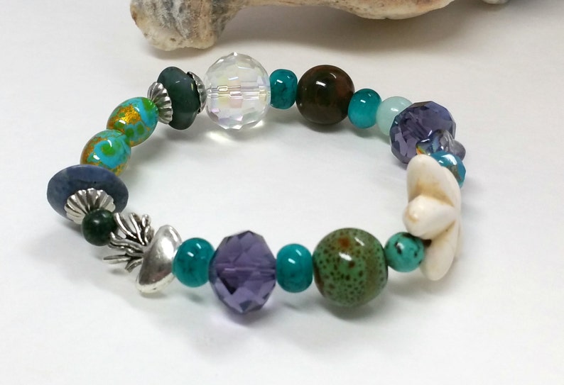 Beachy Whimsical Starfish Bracelet for Women Layered Beaded | Etsy