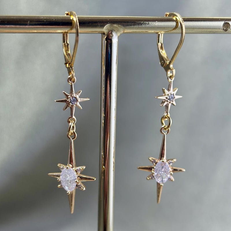Star Earrings - Etsy