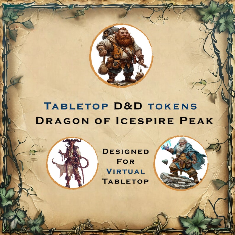 Dungeons and Dragons Tokens Complete Dragon of Icespire Peak Collection ...