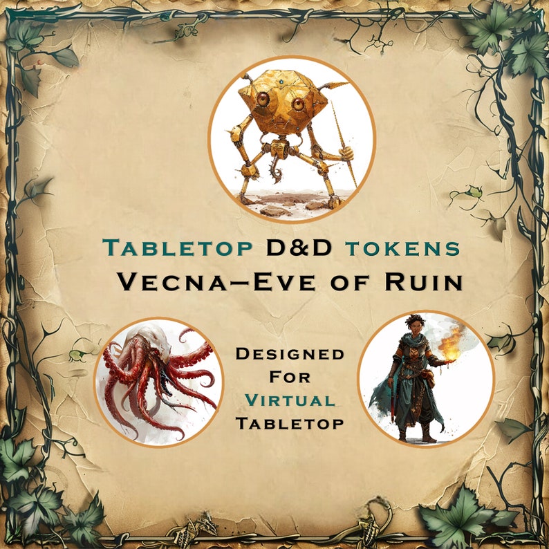 Dungeons and Dragons Tokens Complete Keys From the Golden Vault ...