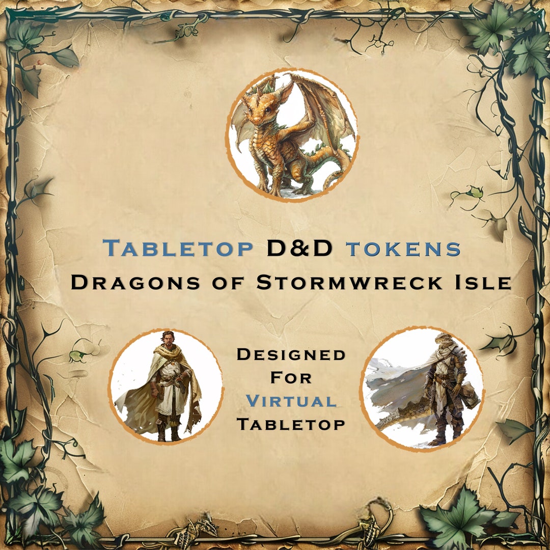 Dungeons and Dragons Tokens Complete Dragons of Stormwreck Isle ...