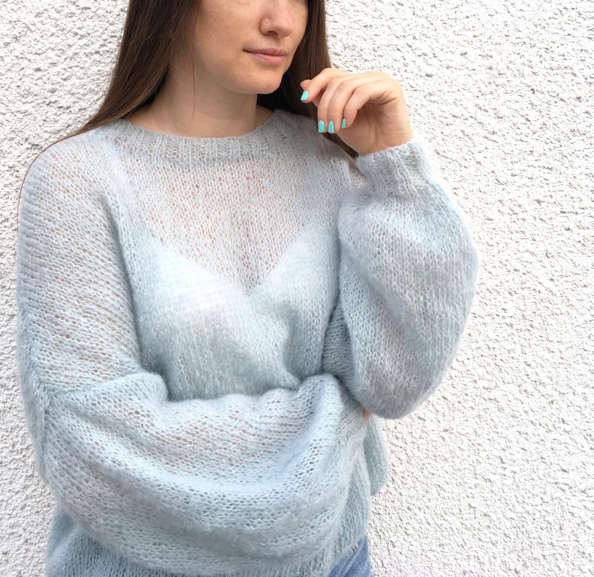 Mohair Pullover Alpaca Wool Sweater Gift for Mom From - Etsy