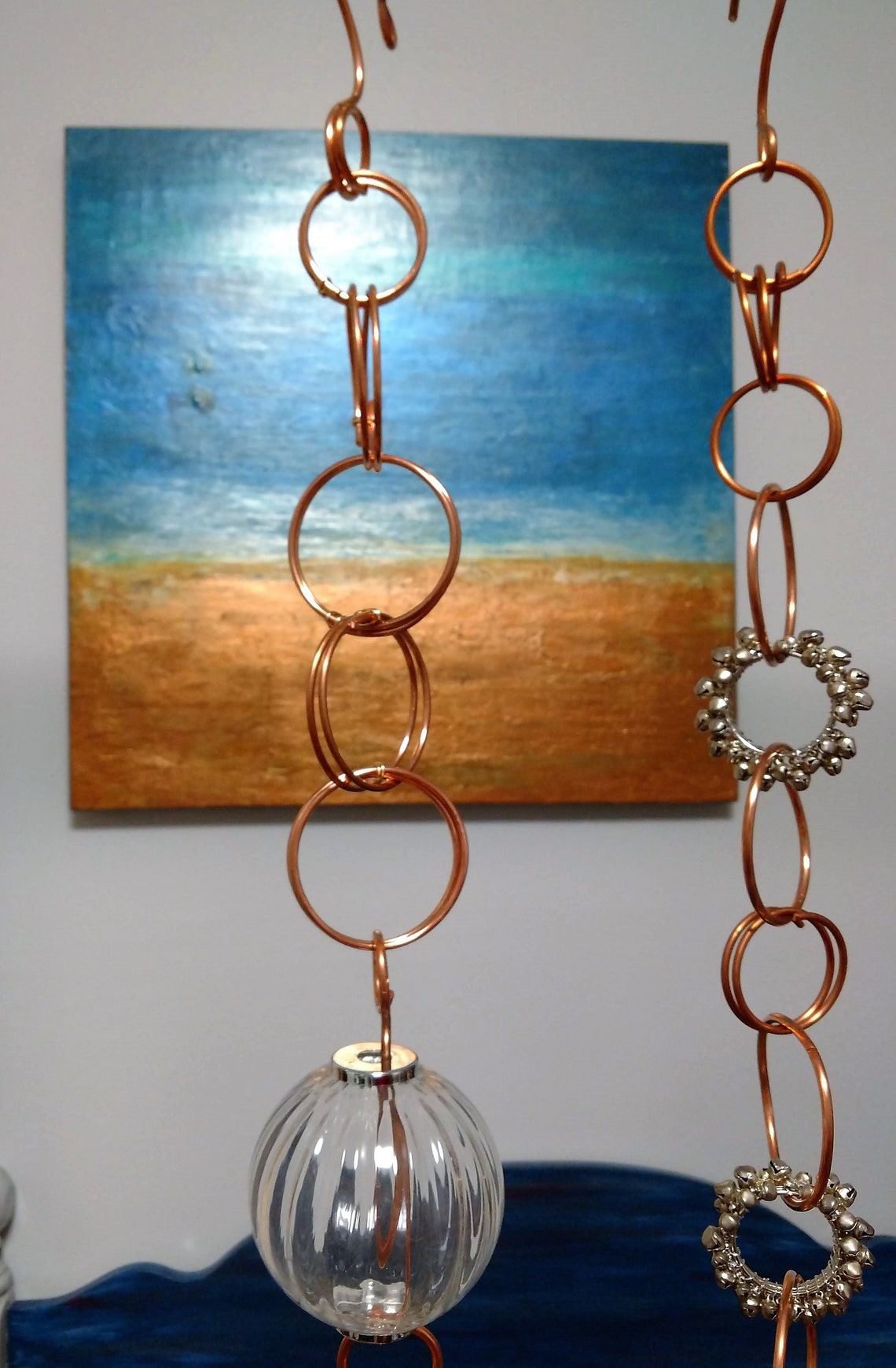 Glass Globes Rain Chain - Etsy