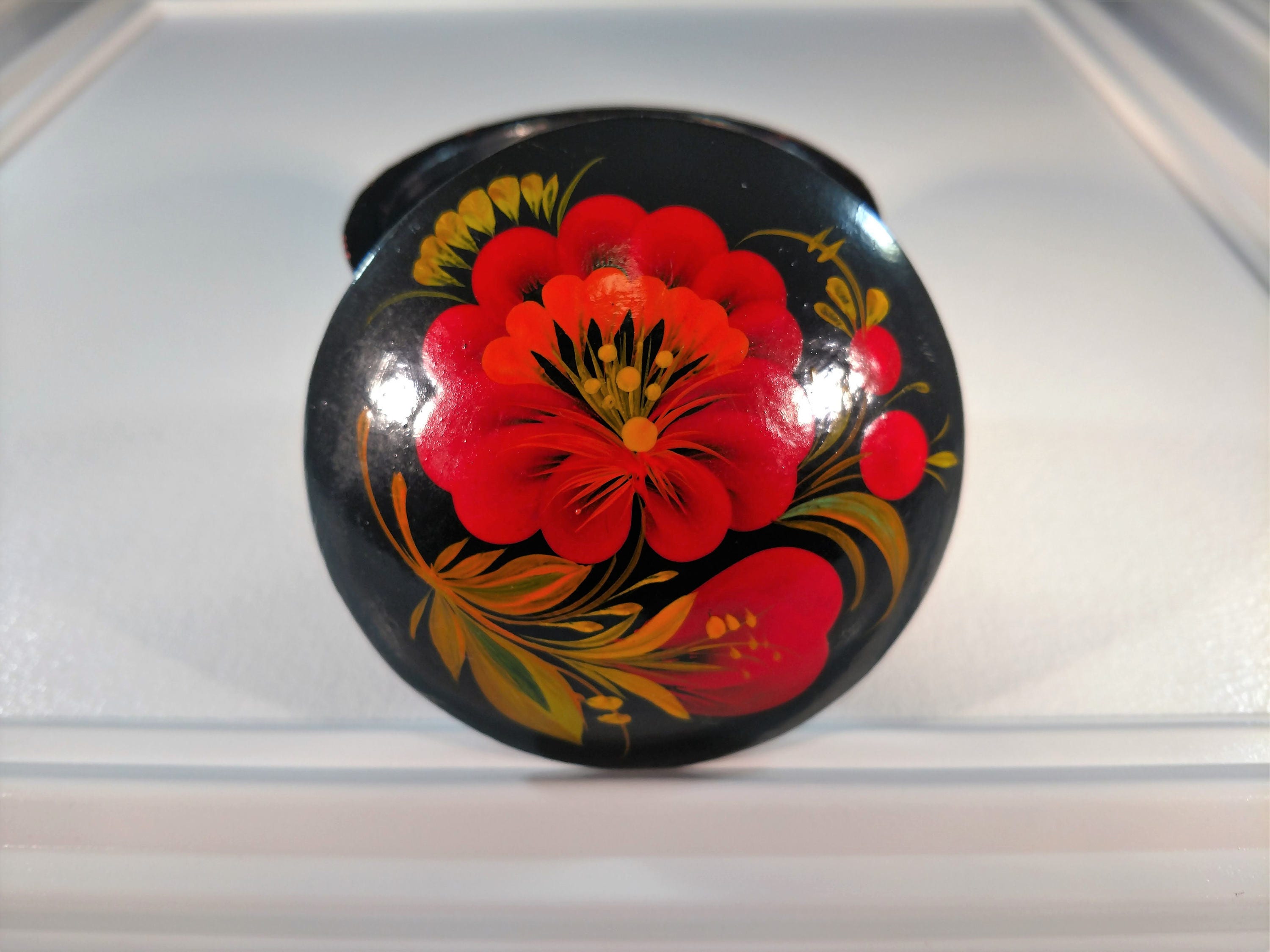 Lacquer Trinket Box, Made in USSR - Etsy