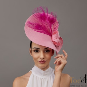 Pink Fascinator - Etsy