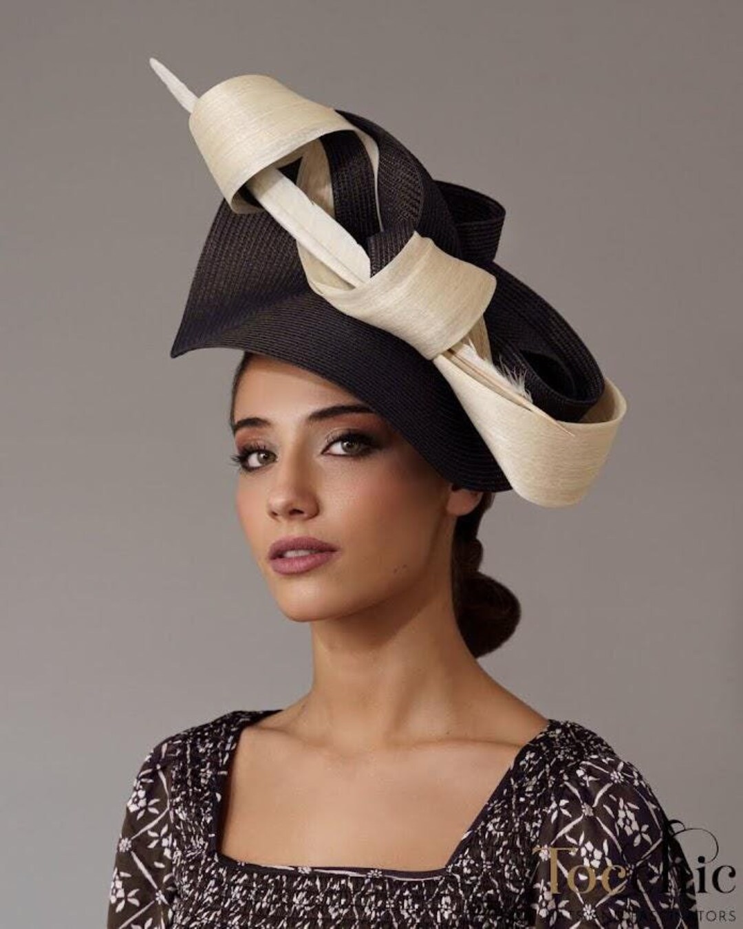 Women Derby Fascinator Black, Horse Races Hat Feathers, Wedding Hat ...