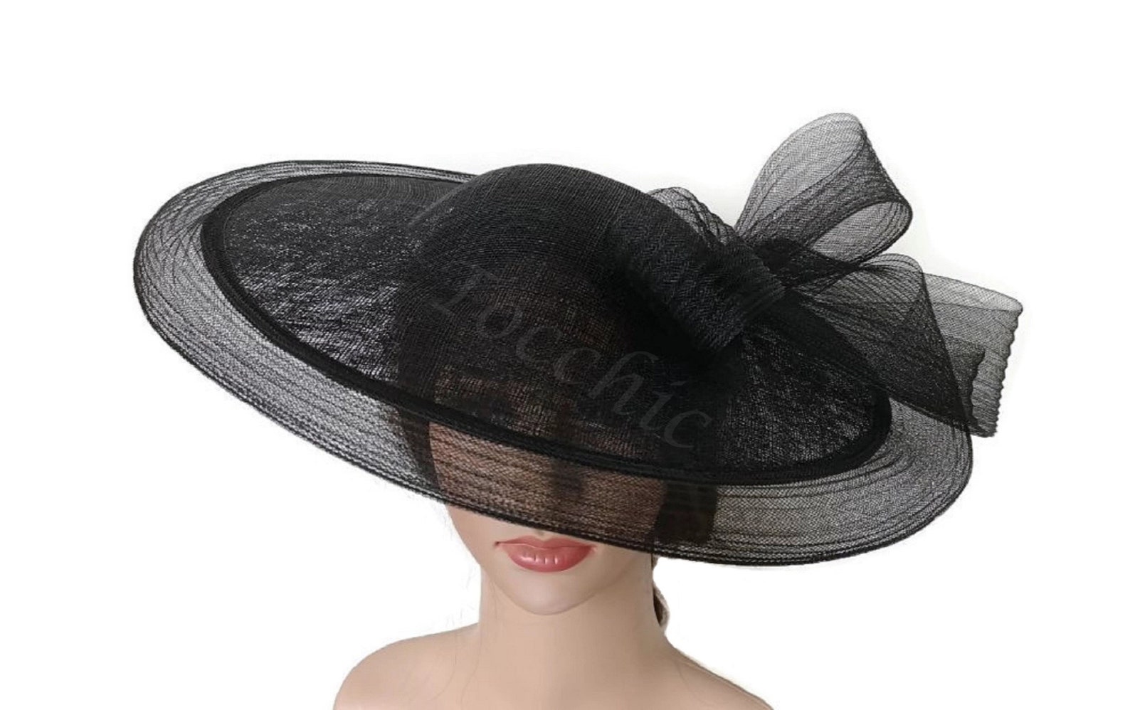 Women Black Wedding Hat Black Races Hat Black Derby Hats - Etsy