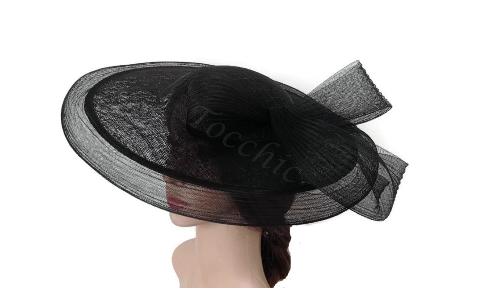Women Black Wedding Hat Black Races Hat Black Derby Hats - Etsy