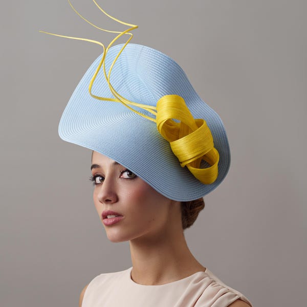 Light Blue Derby Hat - Etsy