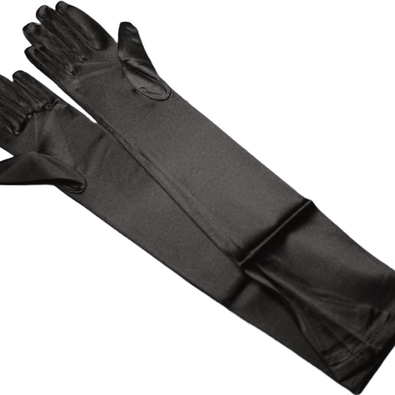 Long Formal Black Evening Gloves - Etsy
