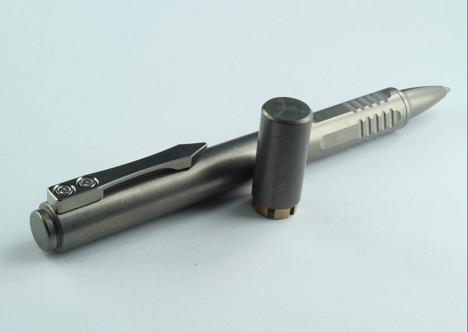 PC2 Titanium Pen CNC Machined Metal Pen EDC Gear Made in - Etsy